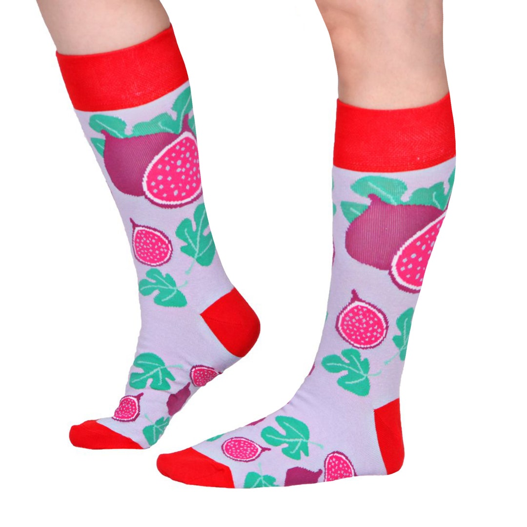 Fig Socks: Funky Patterned Cotton Rich Unisex Socks - Etsy