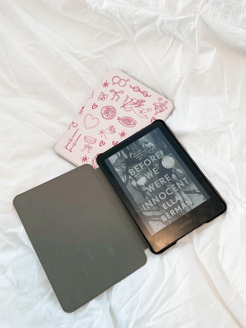 Pink & Red Kindle Case, Kindle Paperwhite 11, Kindle Paperwhite 12, New ...