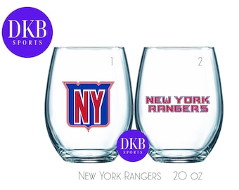 Rangers Wine Glass - Etsy