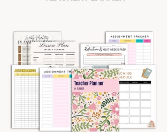 Printable Teacher Planner 2024-2025, Weekly Lesson Plans, Homeschool ...