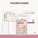 Printable Teacher Weekly Planner Weekly Lesson Plans, Homeschool ...
