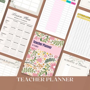 Printable Teacher Weekly Planner Weekly Lesson Plans, Homeschool ...
