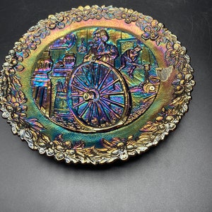Fenton Commemorative Plate Wheelwright - Etsy