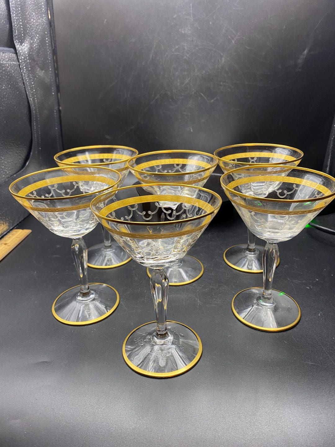 Fostoria Princess Champagne Glasses Crystal Coupe Stem 5028 Set of 6 - Etsy