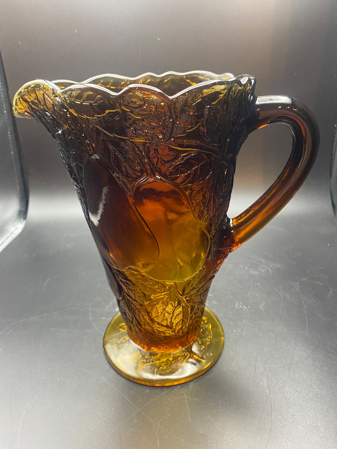Tiara Amber Sweet Pear Pitcher - Etsy