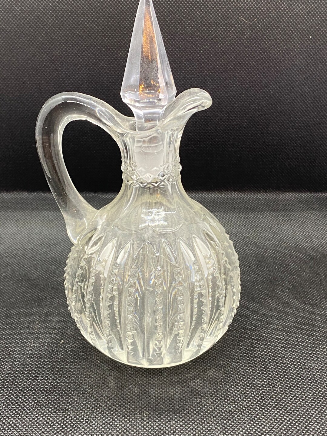 Cruet Diamond Point Design - Etsy