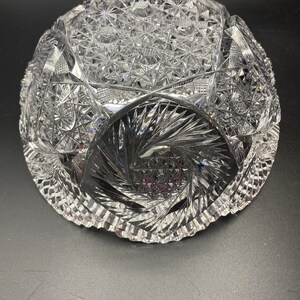 Pinwheel Hobstar Crystal Bowl - Etsy