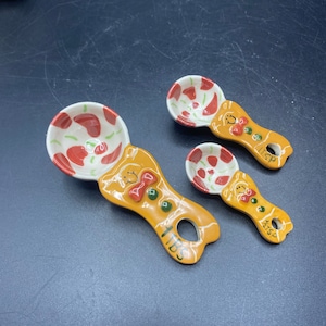 Peppermint Gingerbread Measuring Spoons - Etsy