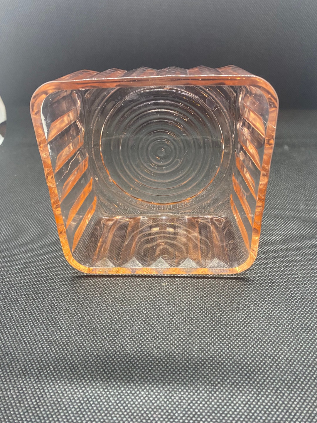 Pink Square Glass Box - Etsy