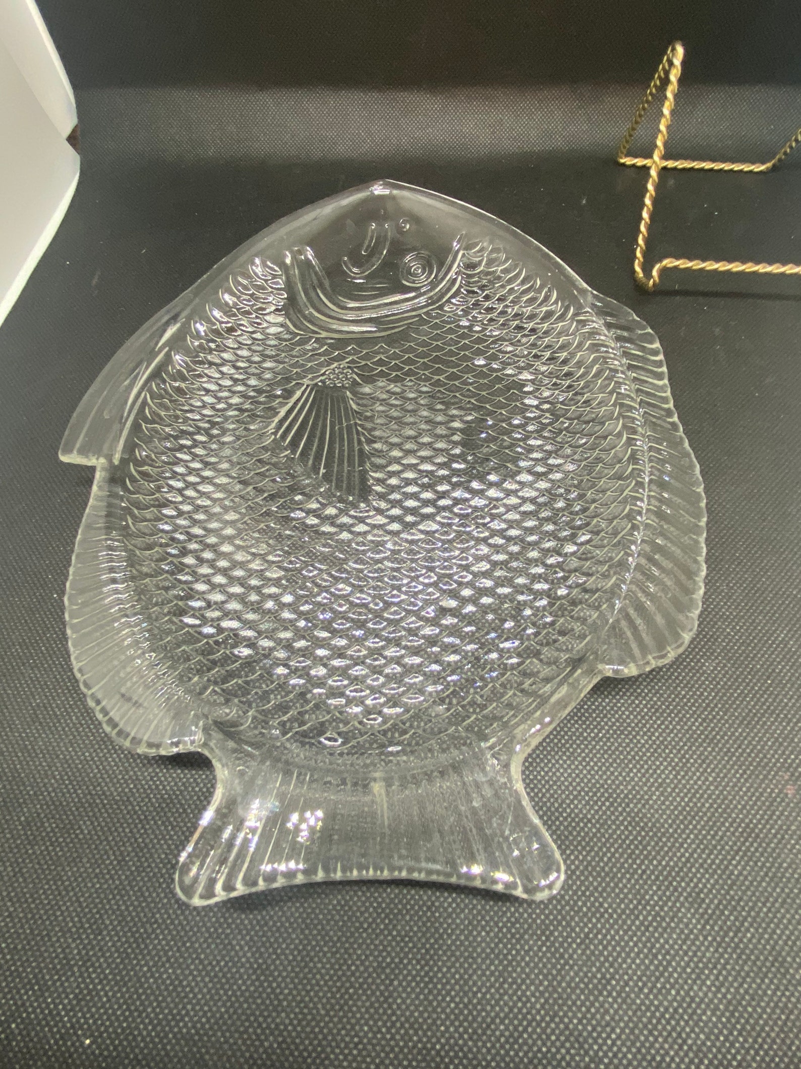 Arcoroc Ripple Fin Fish Plate - Etsy