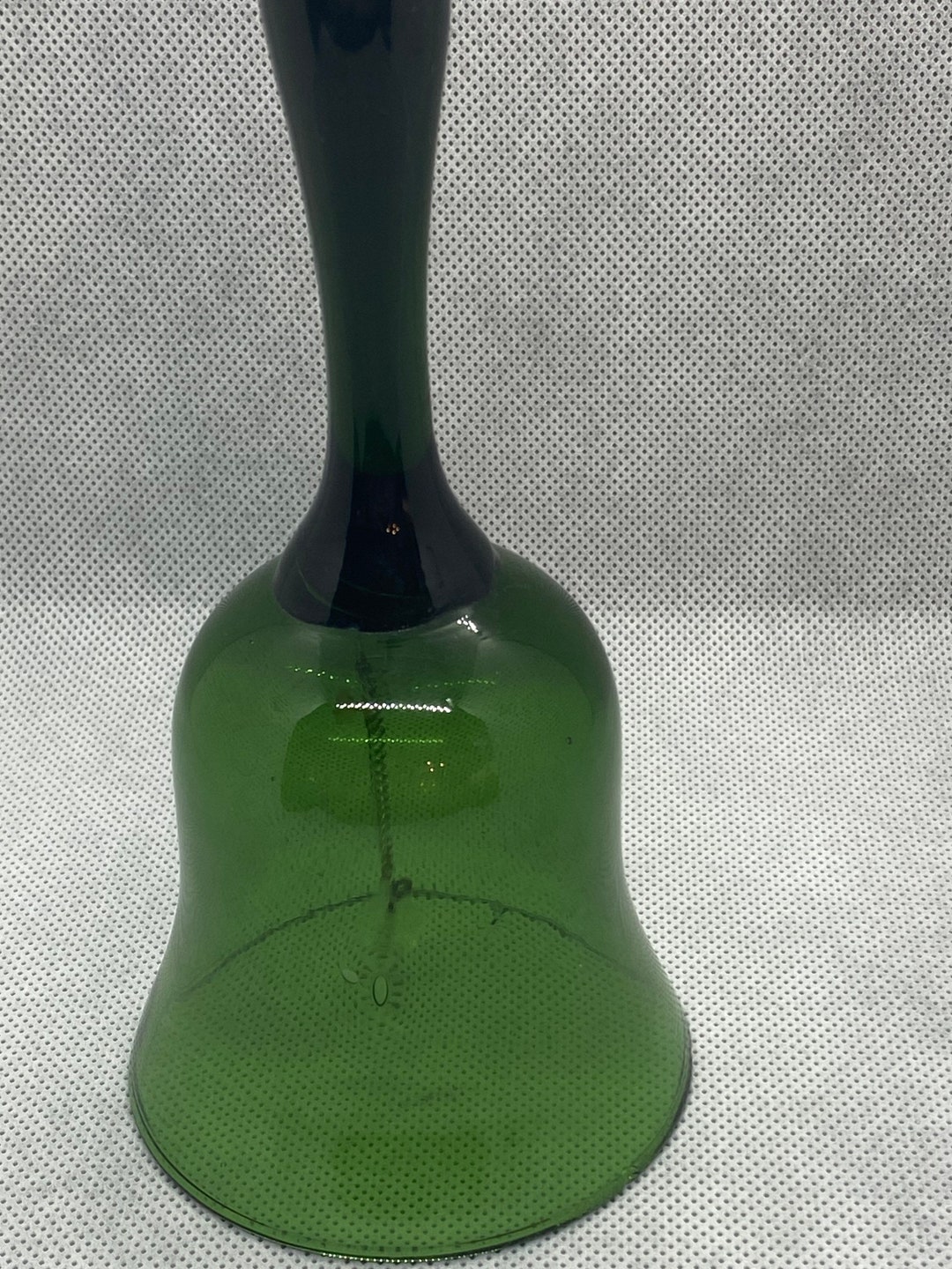 Green Glass Bell - Etsy