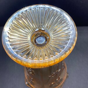 Amber Embossed Vase - Etsy