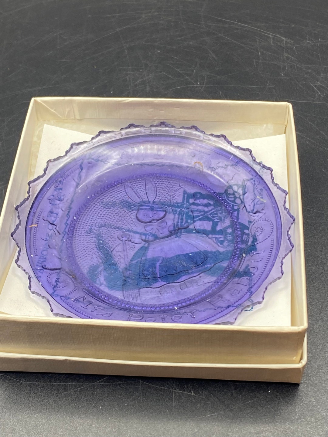 Mrs. Peter Rabbit Pairpoint Plate - Etsy