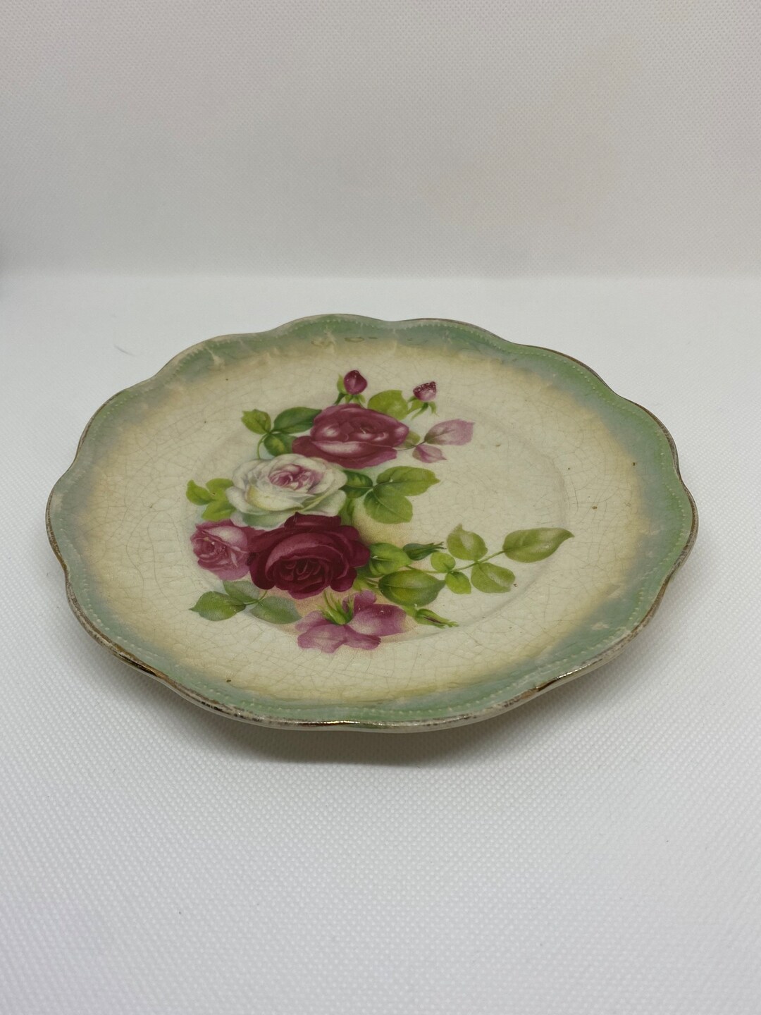 Vintage Chadwick China Pink Roses Heritage Plate - Etsy