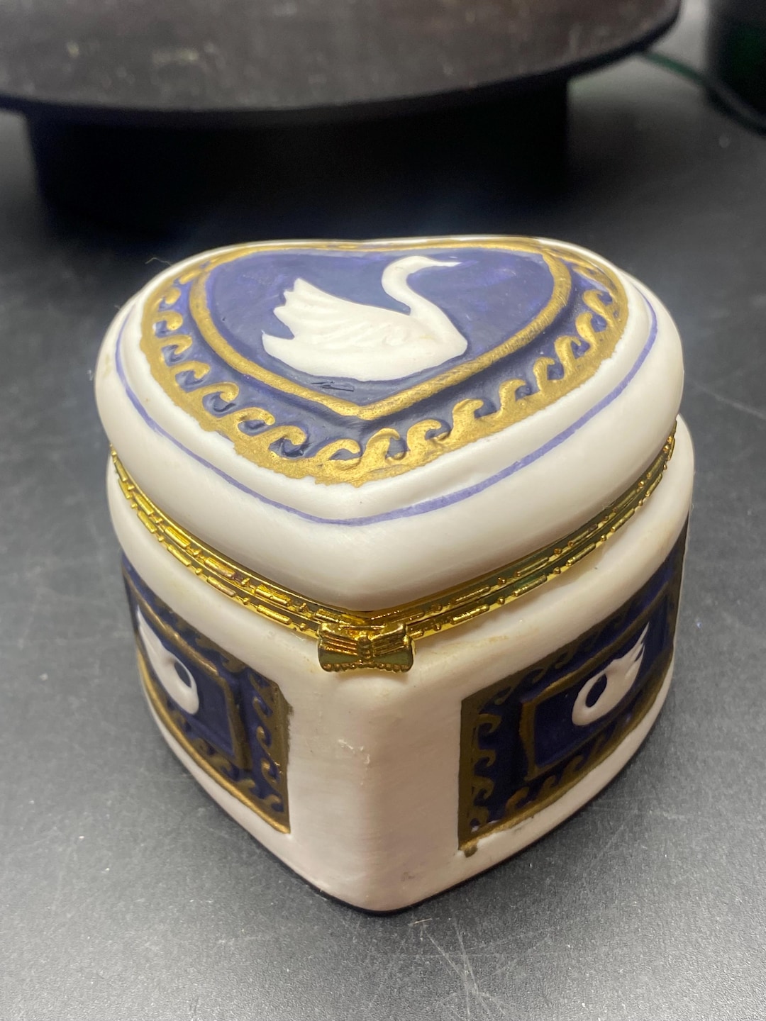 Swan Matte Trinket Box - Etsy