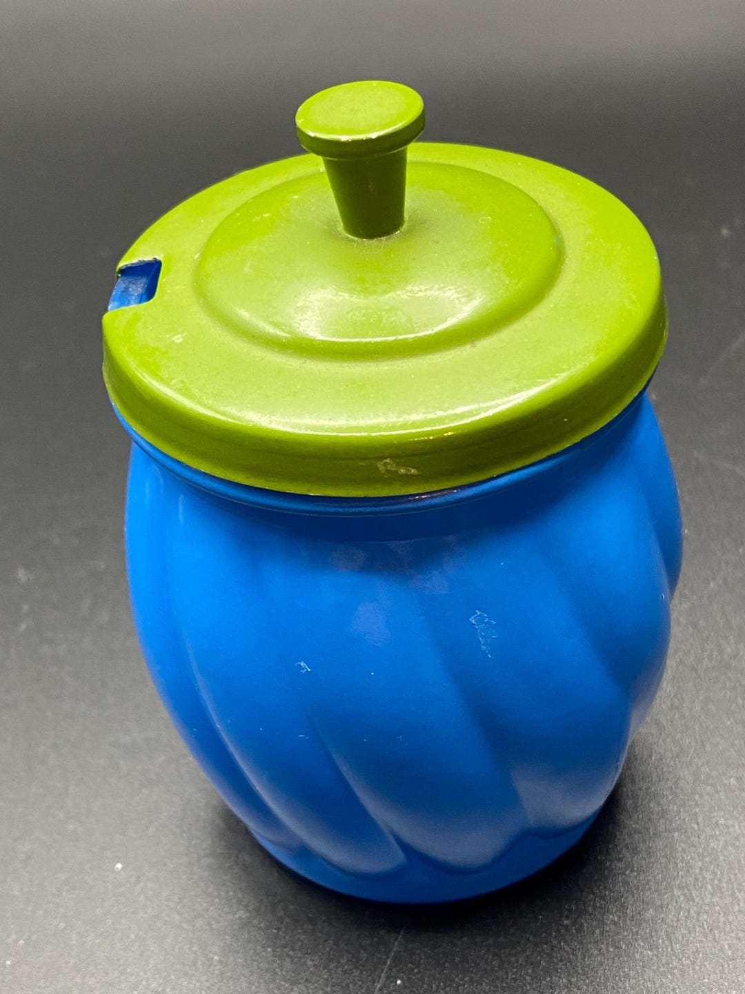 Blue and Green Jam Jar - Etsy