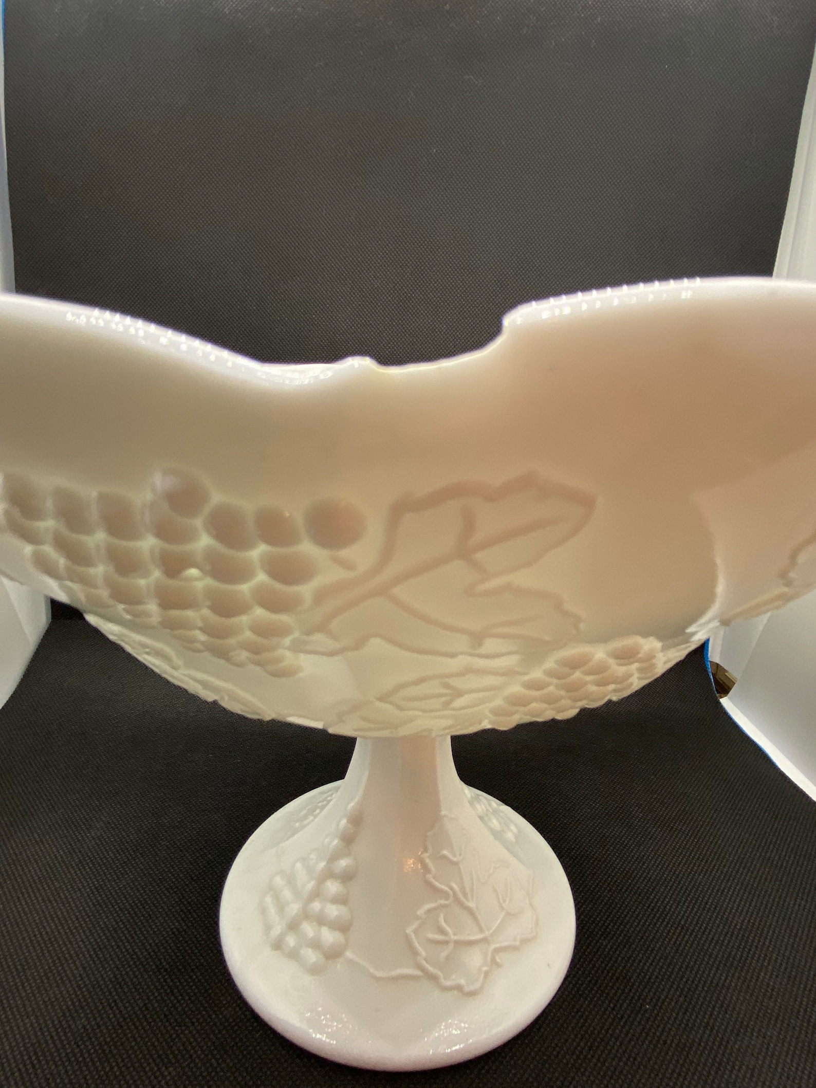 Indiana Glass Compote Grapevine Design - Etsy