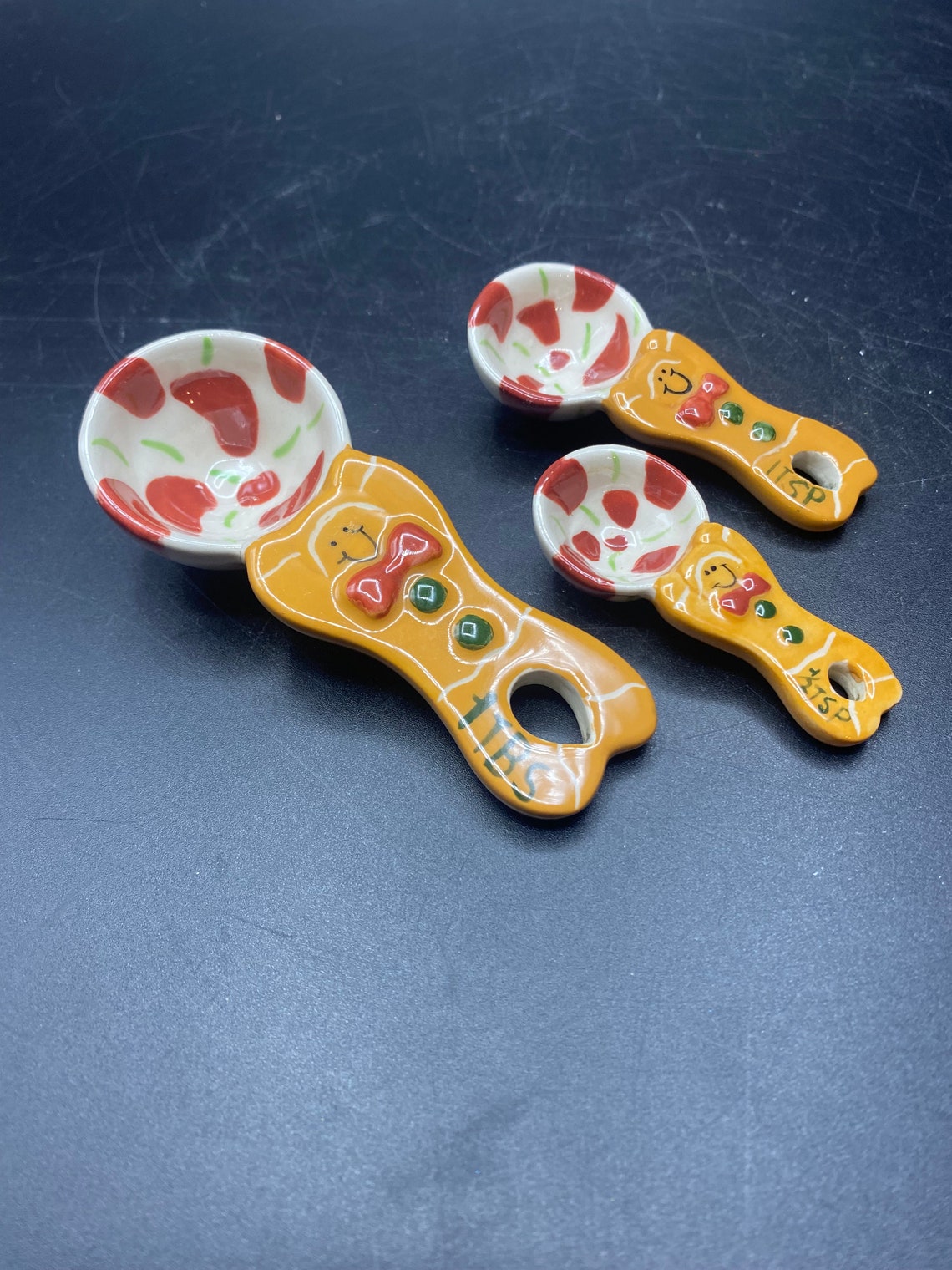 Peppermint Gingerbread Measuring Spoons - Etsy
