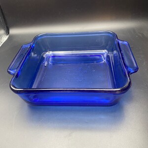 Anchor Hocking Square Cobalt Ovenware - Etsy