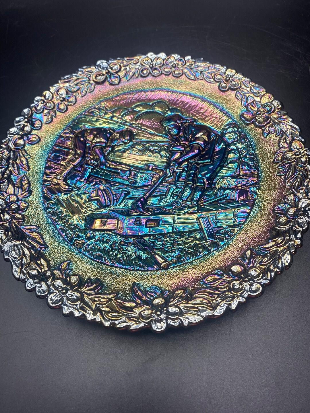 Fenton Commemorative Plate Housewright - Etsy