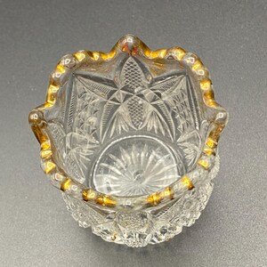 EAPG Crystal Toothpick W/ 22 K Gold Accents - Etsy