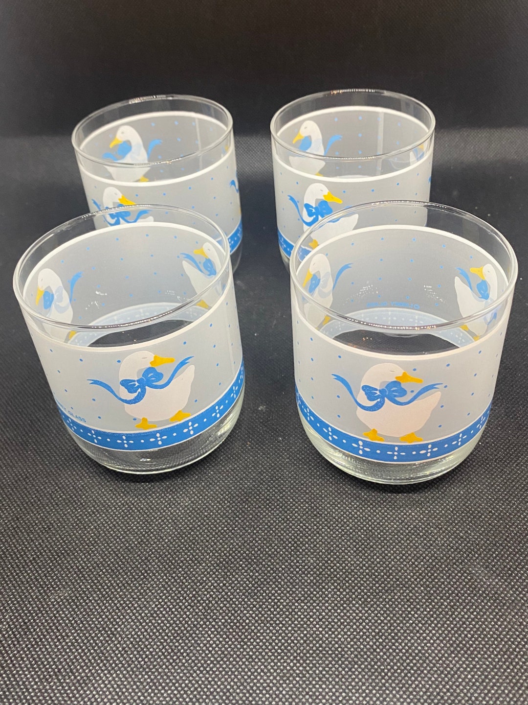 Farm Country Goose Tumblers Libbey Glass Set of 4 - Etsy