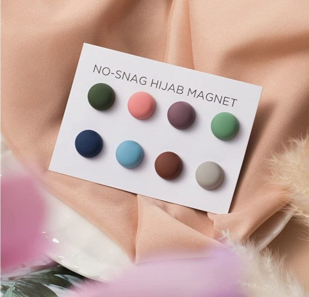 Snag Free Hijab Magnet Magnetic Hijab Scarf Scarf Magnet Brooches - Etsy