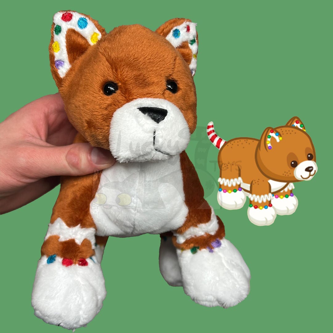 SHIPS IN 2-4 WEEKS Made to Order Gingerbread Kitten Cat Kitty Webkinz ...