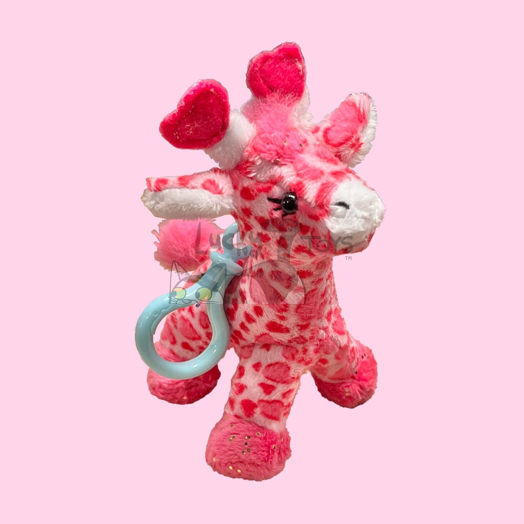 Ships in 2-4 Weeks Made to Order Love Giraffe Webkinz Inspired Hearts ...