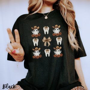 Halloween Dental Shirts Comfort Colors®, Fall Dentist, Dental Hygiene ...