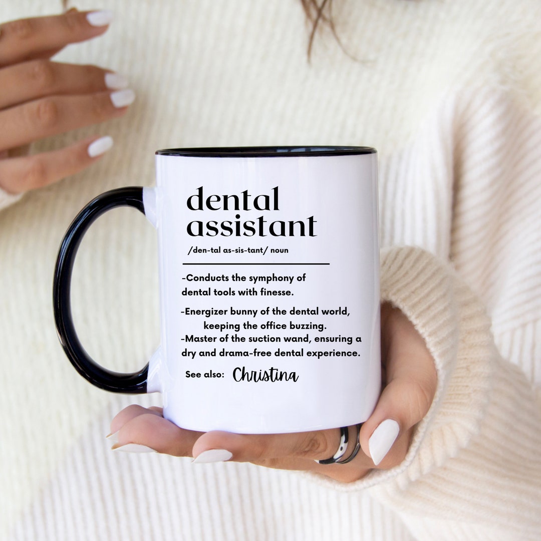 Personalized Dental Assistant Gift, Funny Dental Mug, Dental Assistant ...