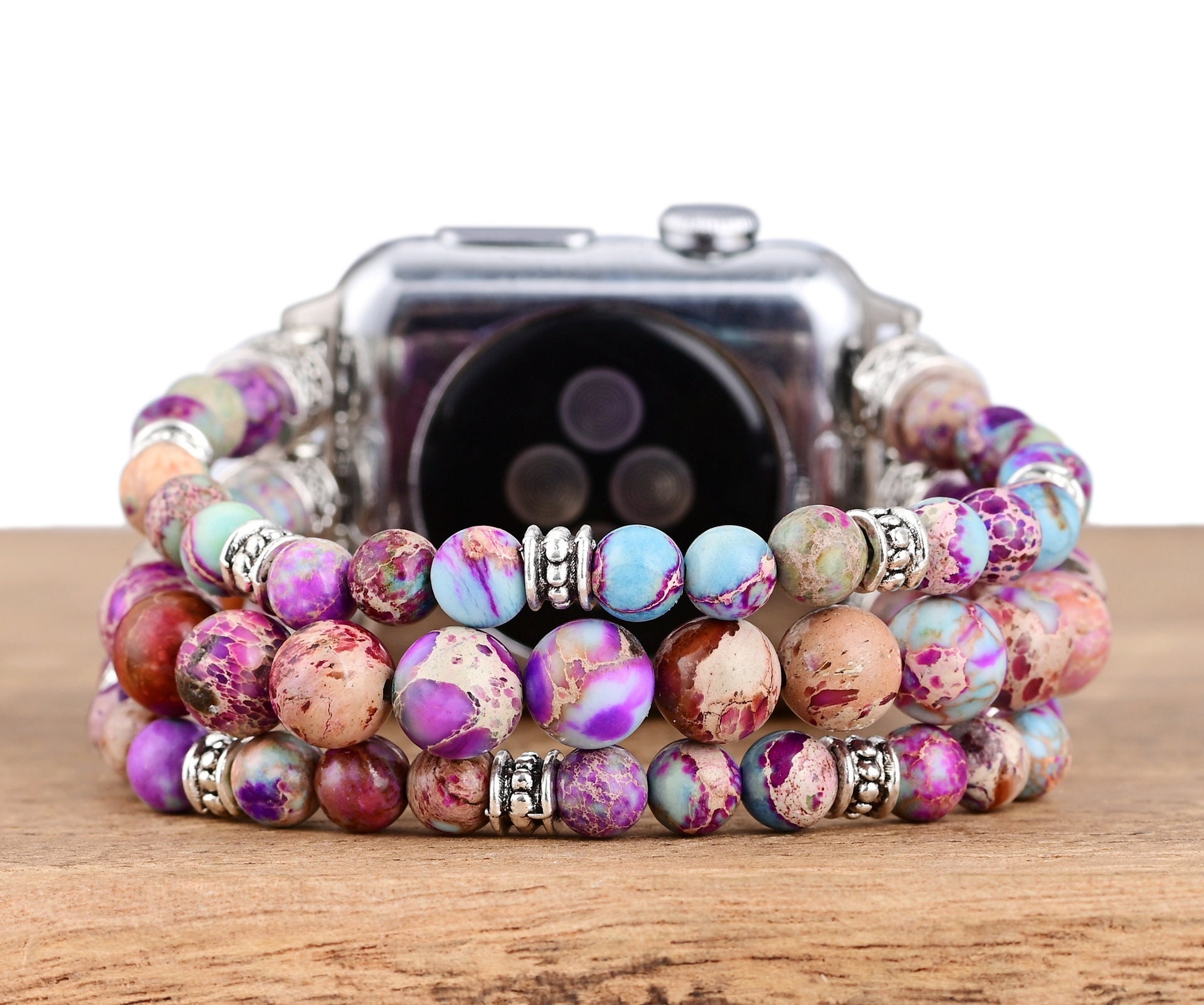 Sea Sediment Stone Watch Strap Gemstone Watch Band Healing - Etsy