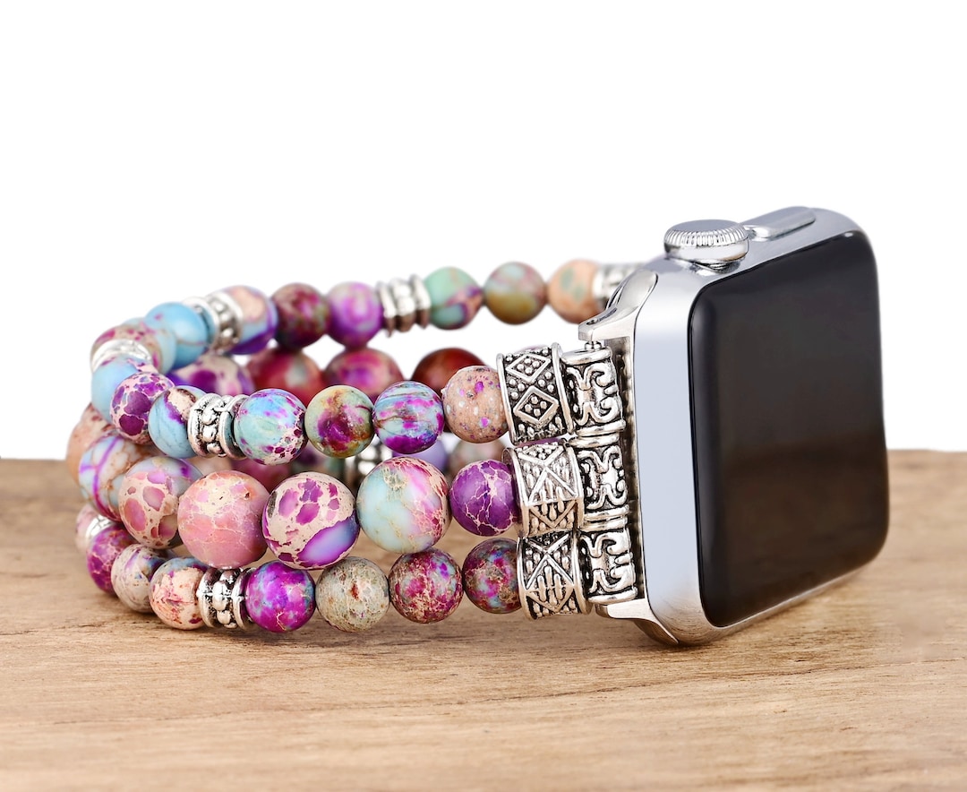 Sea Sediment Stone Watch Strap Gemstone Watch Band Healing - Etsy