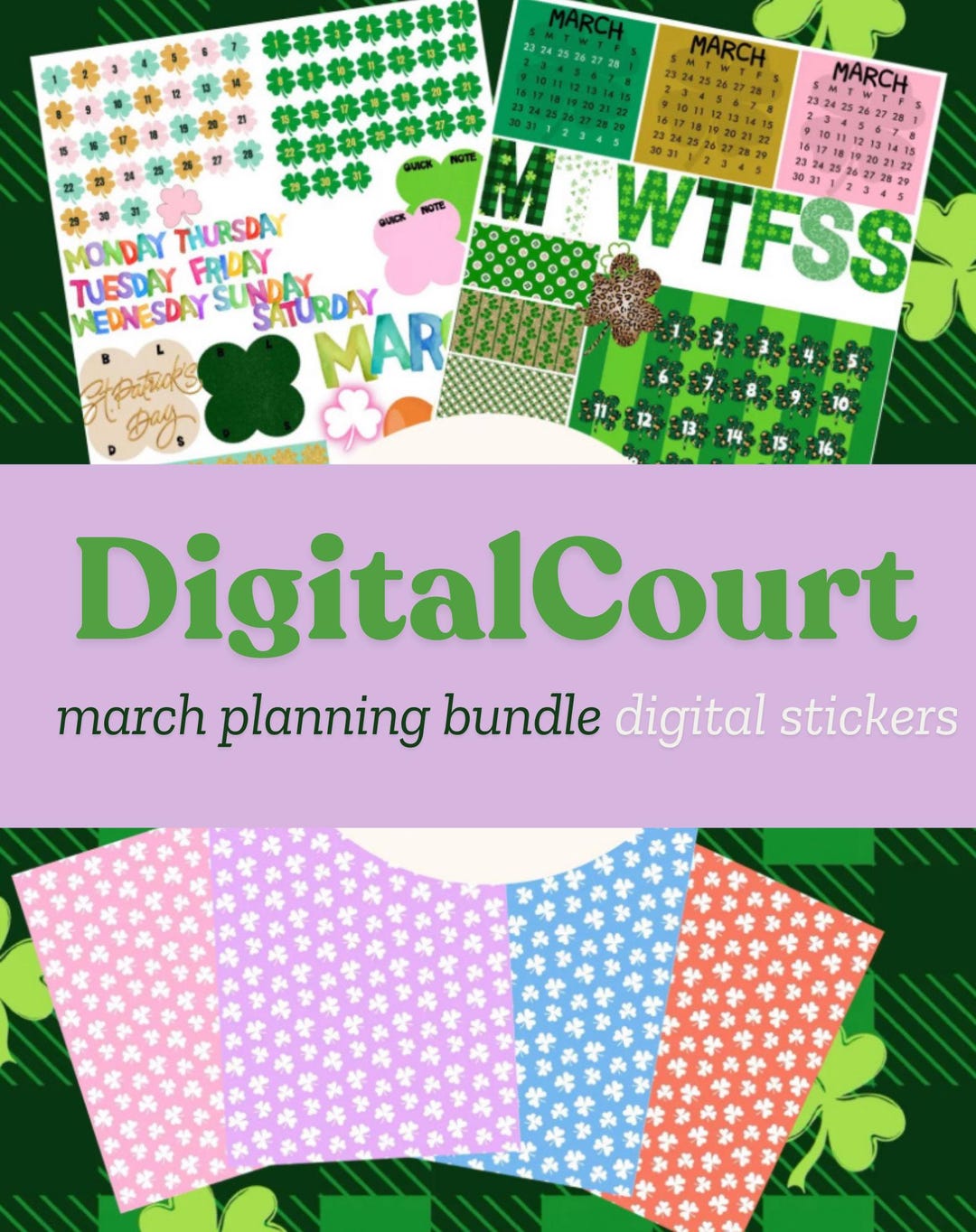 March Planning Bundle - Etsy
