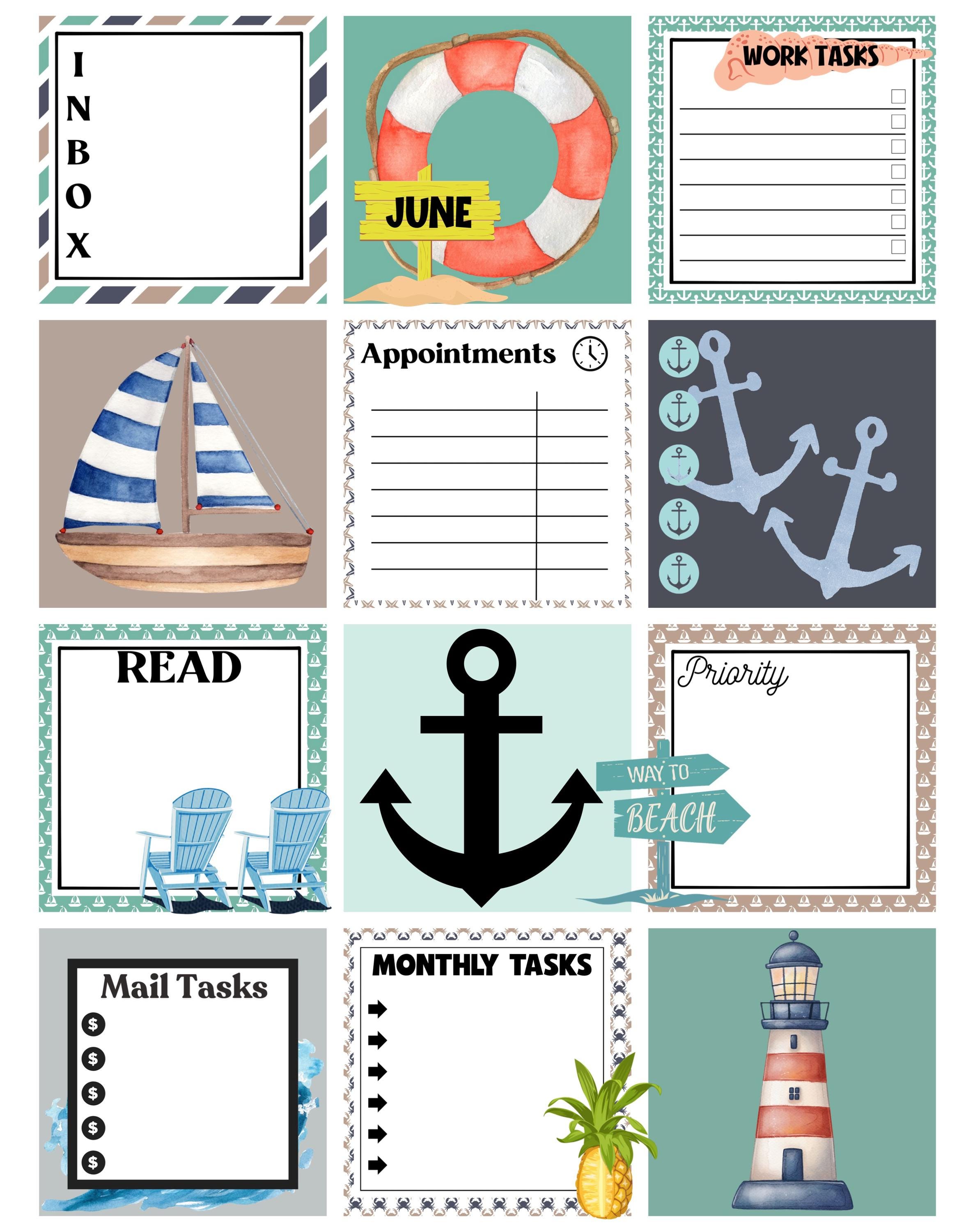 Summer Planning Bundle - Etsy