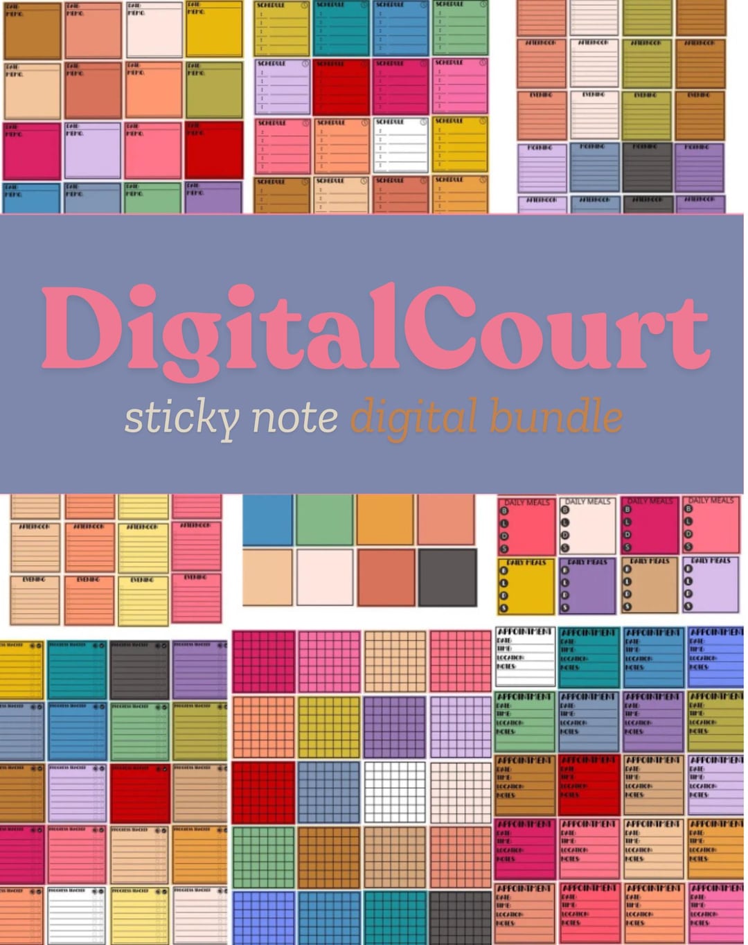 Sticky Note Bundle - Etsy