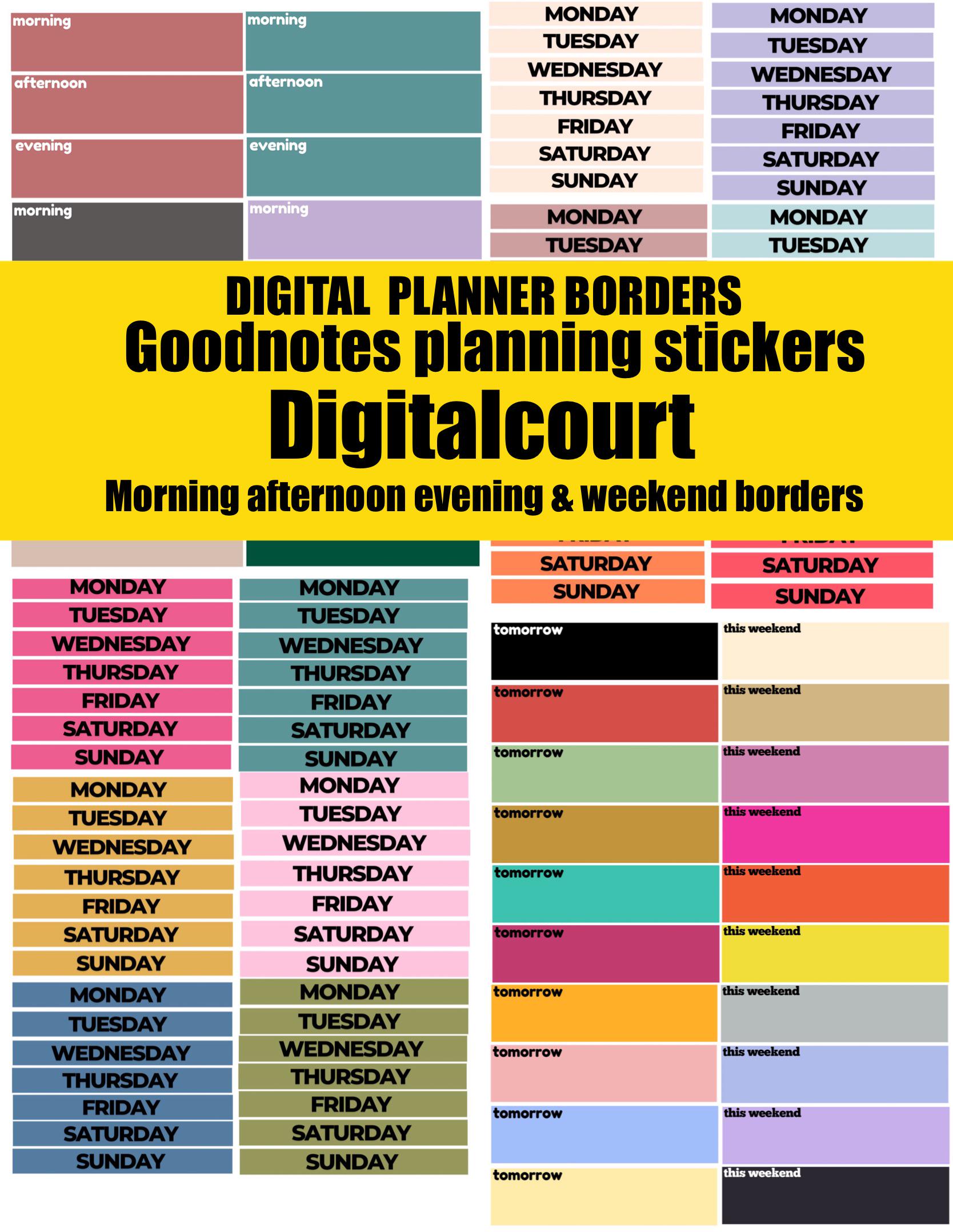 Planner Borders - Etsy