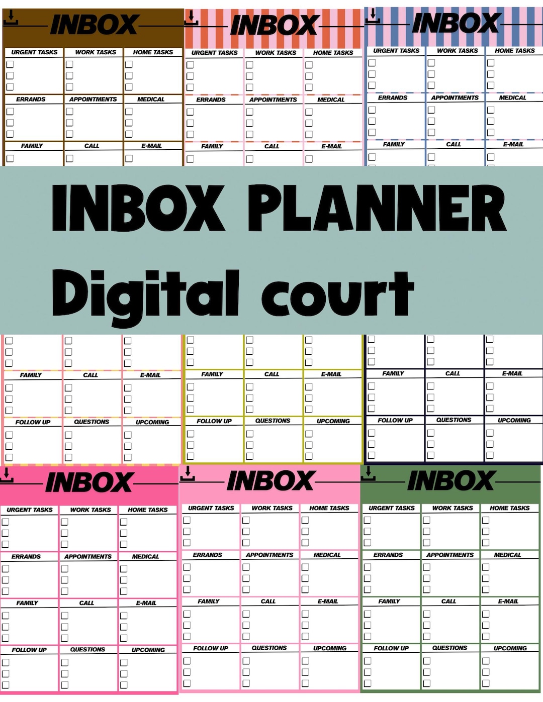 Inbox Planning - Etsy