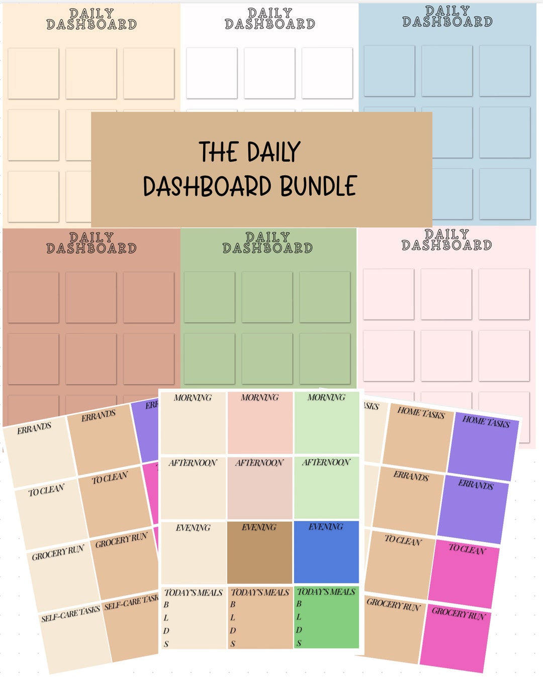 The Daily Dashboard Bundle - Etsy