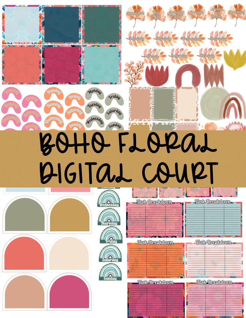 Boho Floral - Etsy