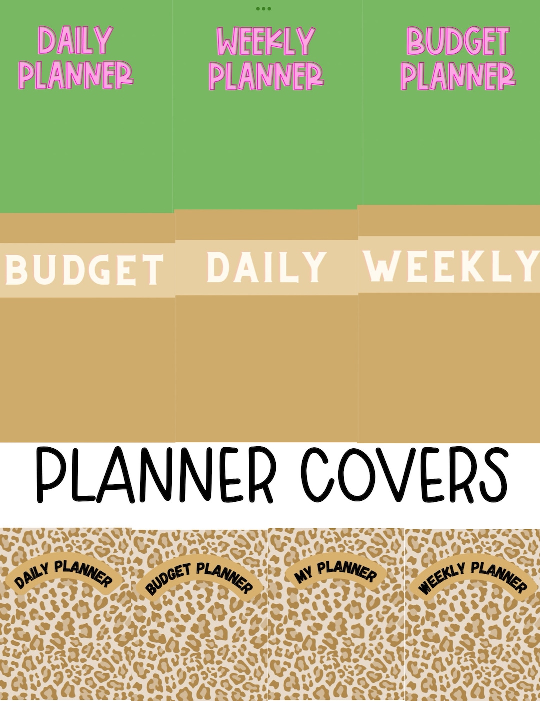 PLANNER COVERS - Etsy