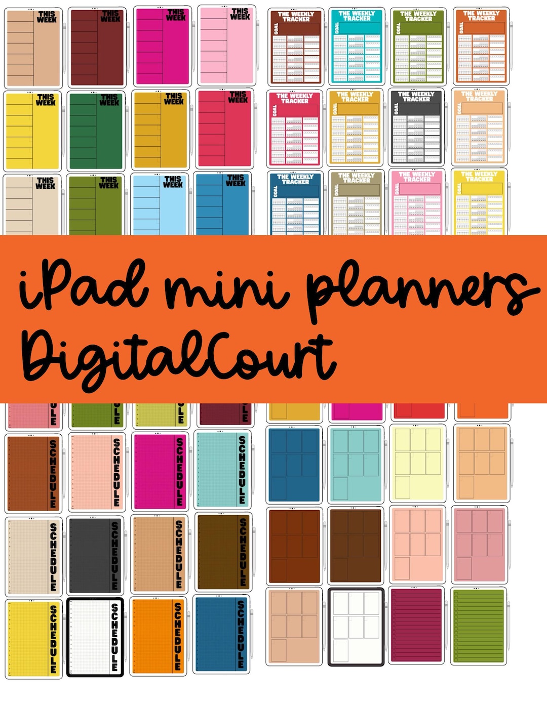 IPad Mini Planners - Etsy