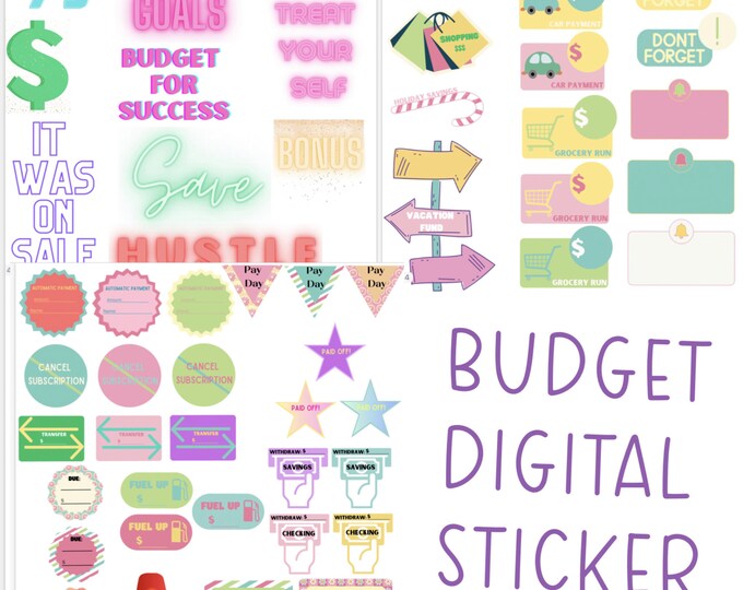 Budget Sticky Notes - Etsy Canada