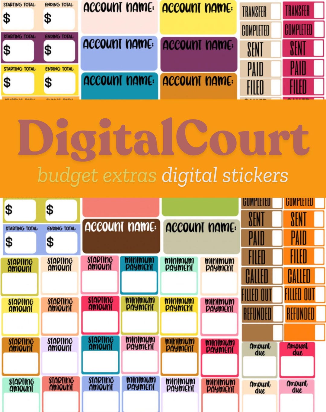 Budget Extras - Etsy