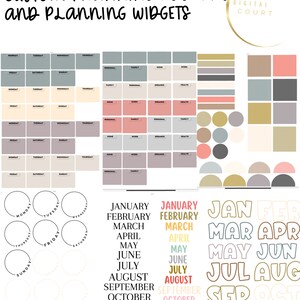 Planning Widgets & Custom Add On - Etsy