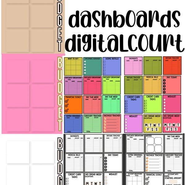 Budget Sticky Notes - Etsy Canada