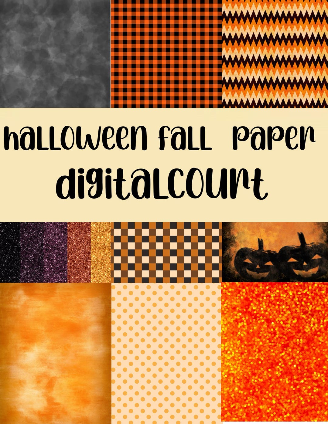 Halloween Fall Paper - Etsy