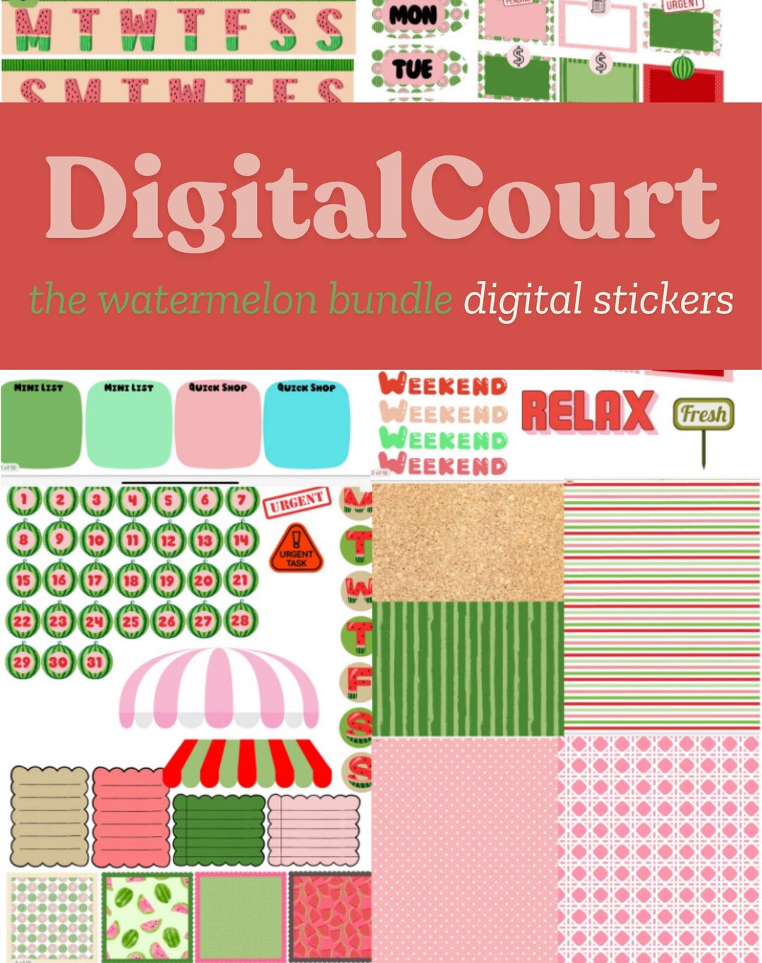 The Watermelon Bundle - Etsy