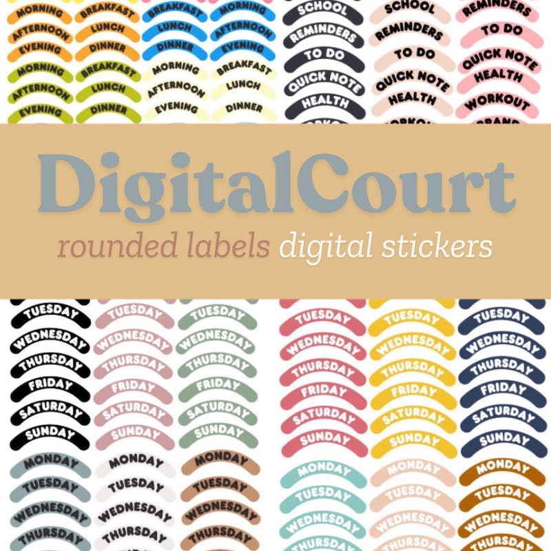 Digital Labels - Etsy