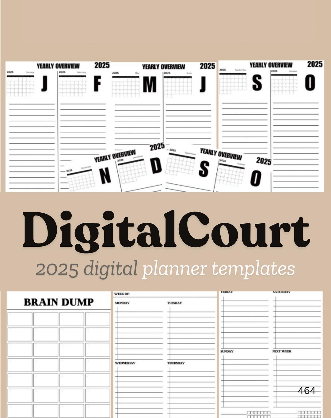 2025 Planner Templates - Etsy